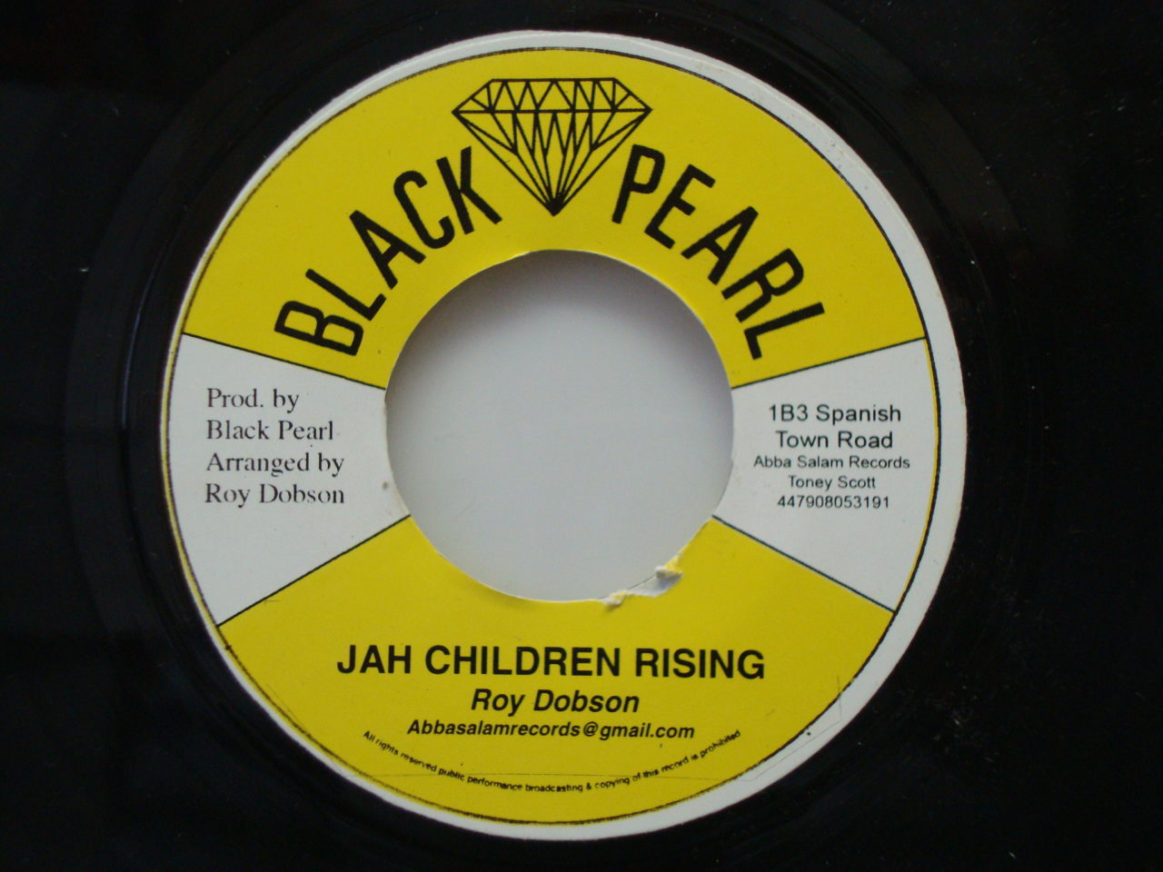 Roy Dobson Jah Children Rising 7” | Cruise Digital Music